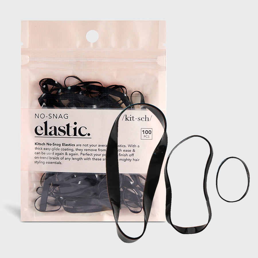 No-Snag Elastic 100pc (Black) – KITSCH