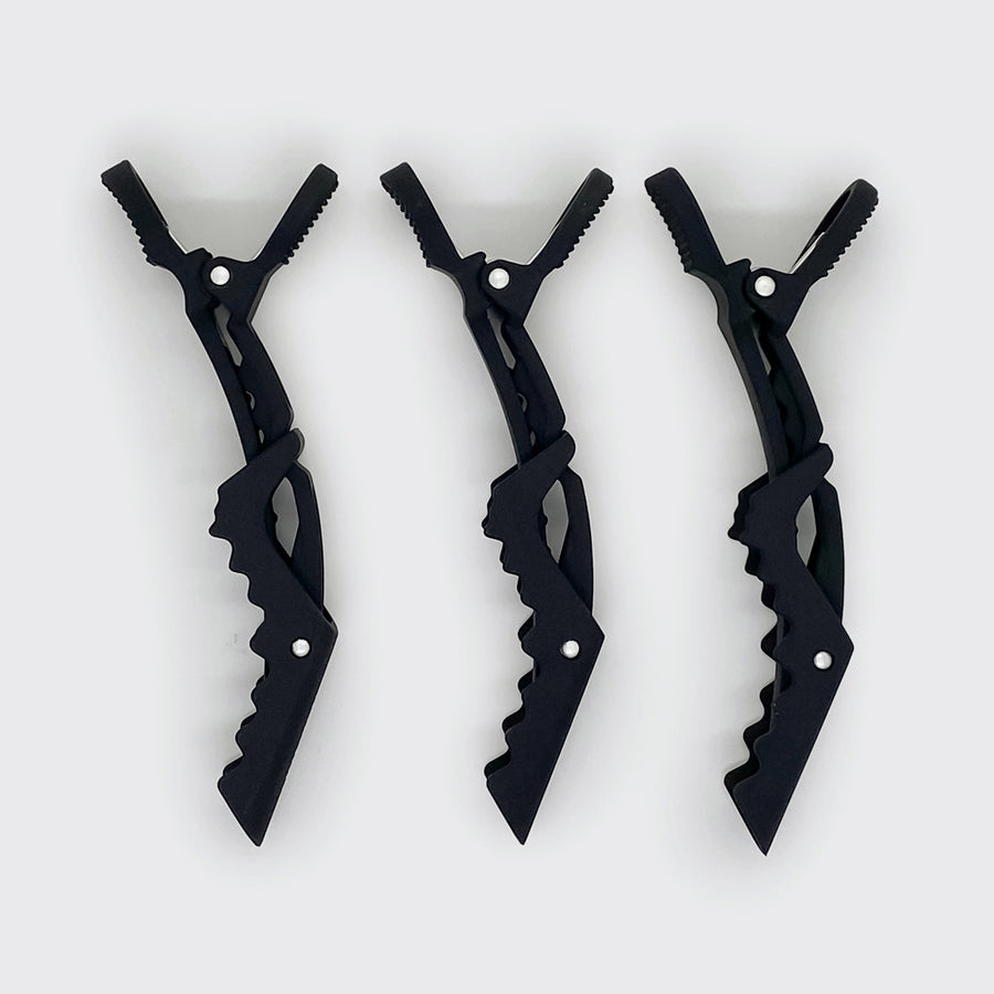No Slip Crocodile Clip 3pc - Black – KITSCH