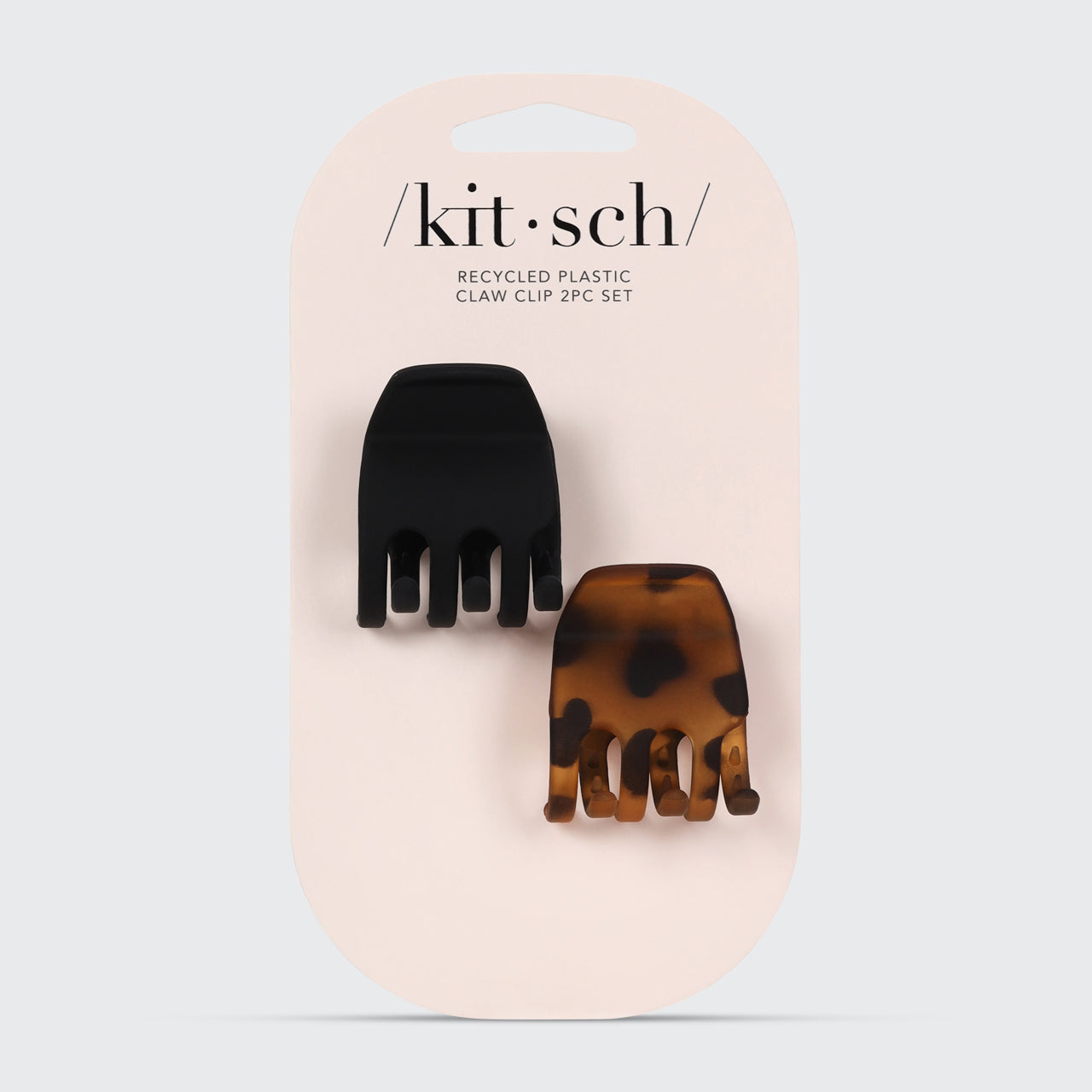 Eco-Friendly Medium Claw Clips 2pc set - Black – KITSCH