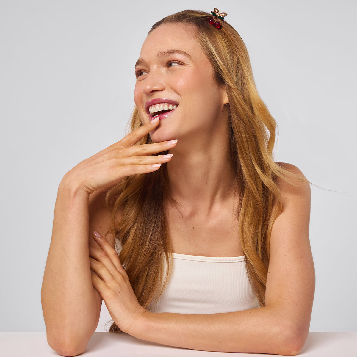 Cherry Rhinestone Claw Clips 2pc Set - Mini – KITSCH