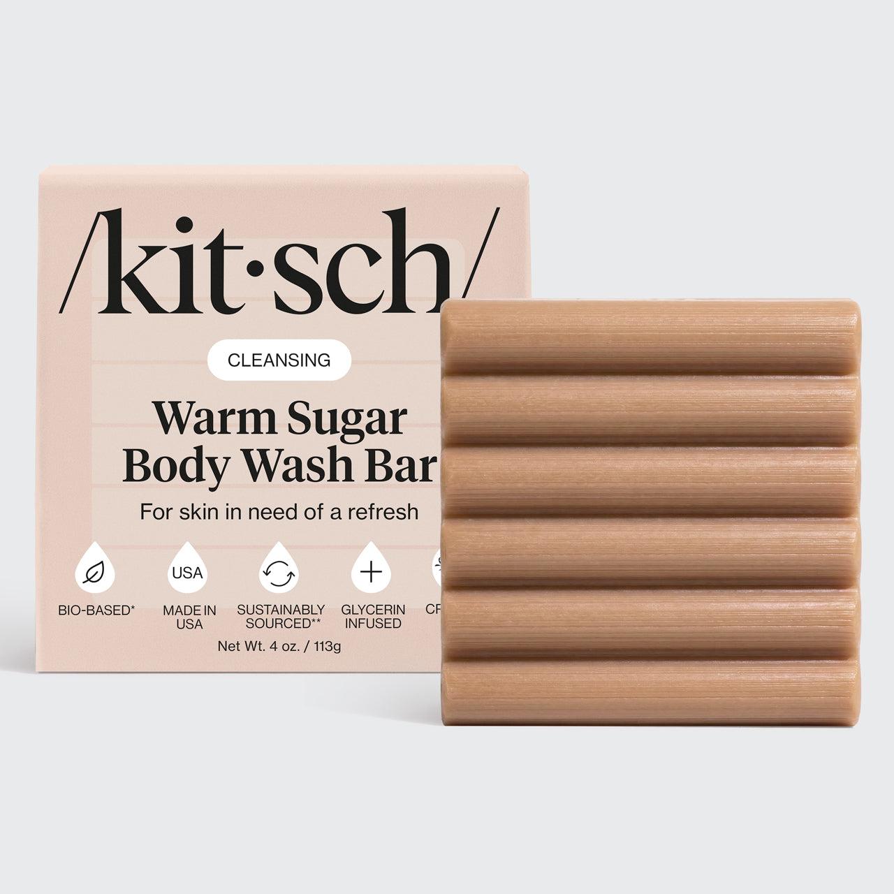 Cleansing Warm Sugar Body Wash Bar | KITSCH