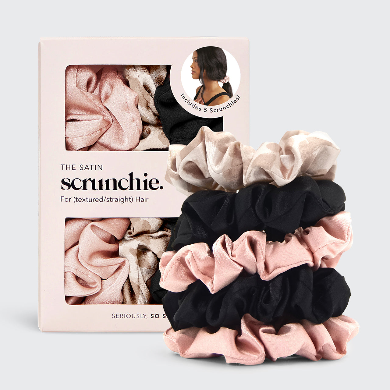 Assorted Satin Sleep Scrunchies – KITSCH