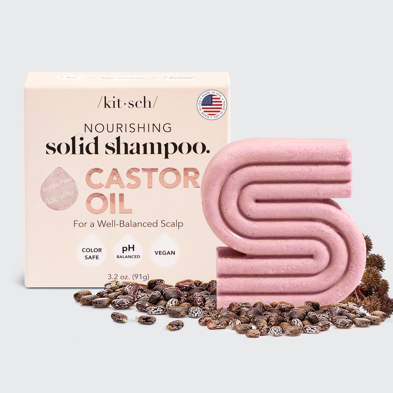 Castor Oil Nourishing Shampoo Bar – KITSCH