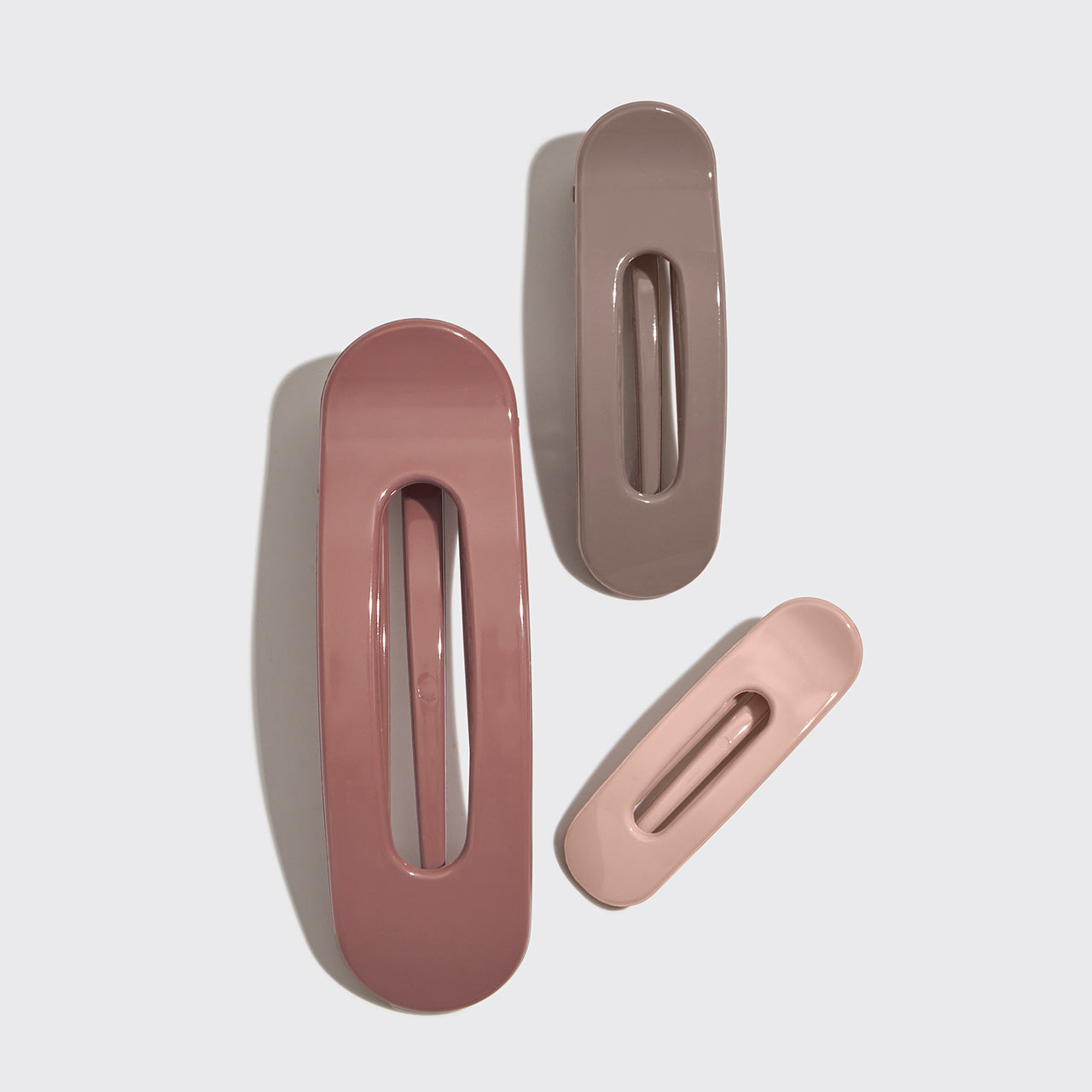 Flat Lay Claw Clip 3pc Flat- Terracotta – KITSCH