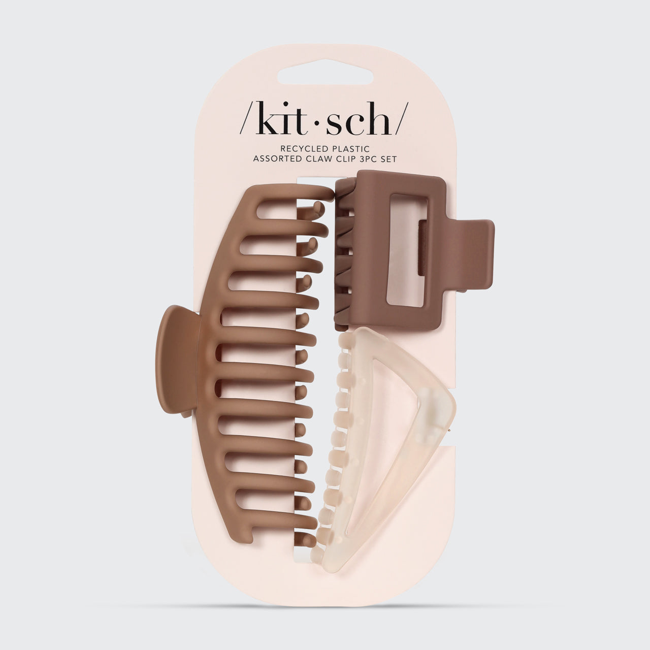 Neutral Assorted Claw Clip 3pc - Oversized Claw Clip – KITSCH