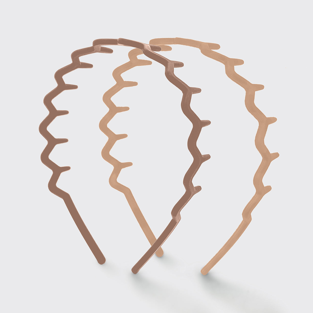 Neutral Zig Zag Headbands 2pc Set – KITSCH