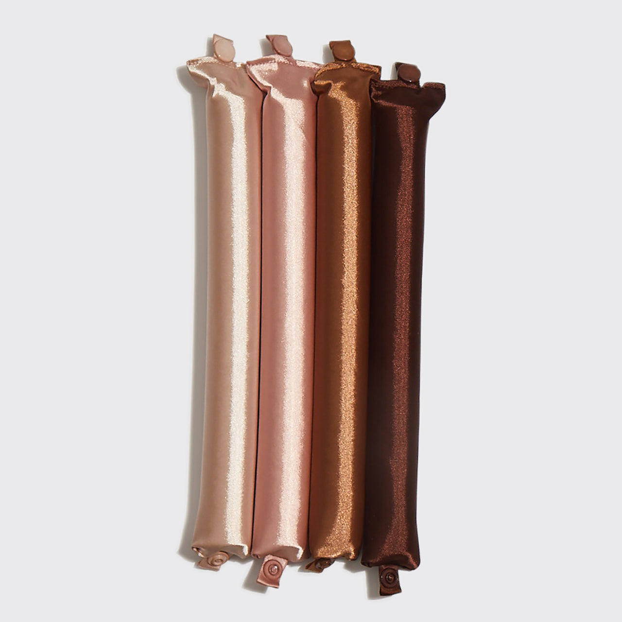 Satin Jumbo Flexi Rods 4pc - Rosewood | Heatless Curls & Waves | KITSCH