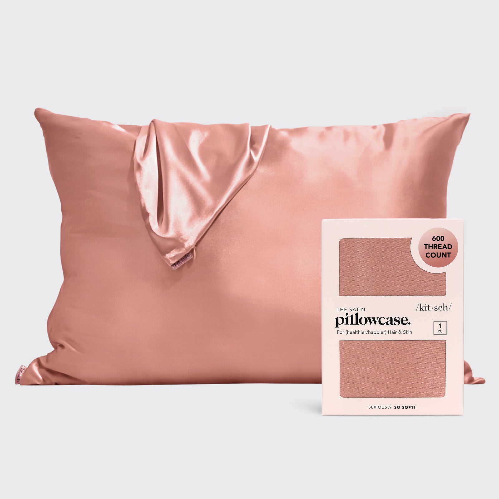 Satin Pillowcase - Terracotta – KITSCH