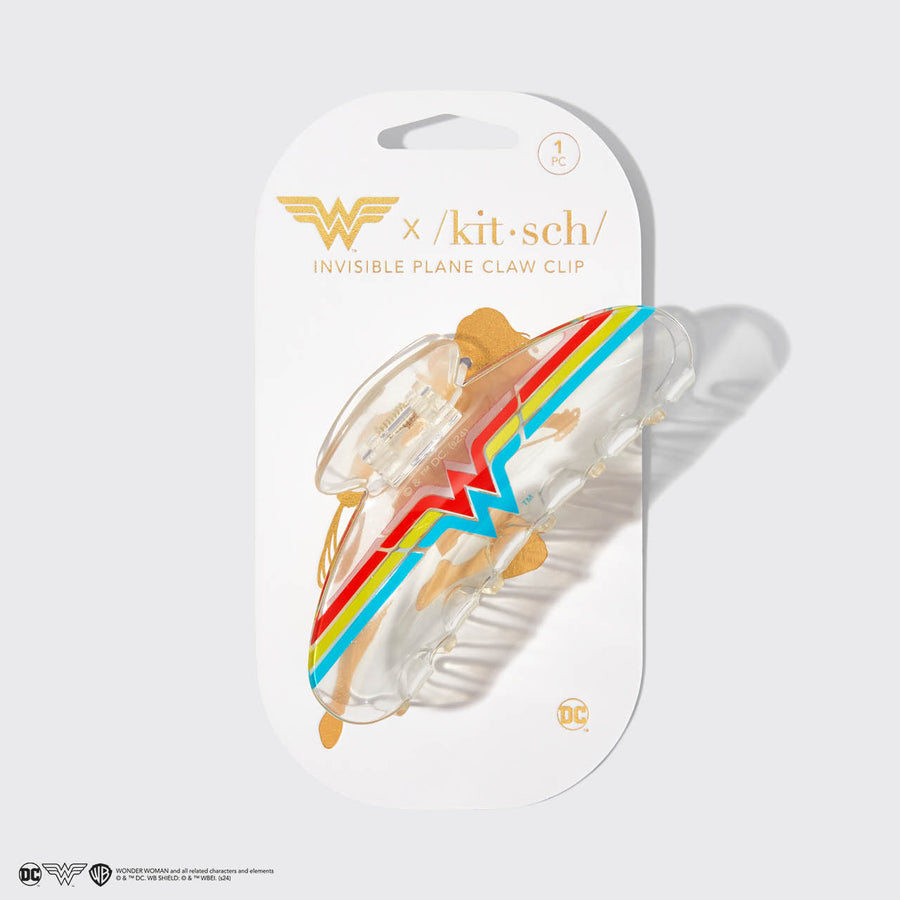 Wonder Woman x Kitsch Clear Acrylic Printed Clip – KITSCH