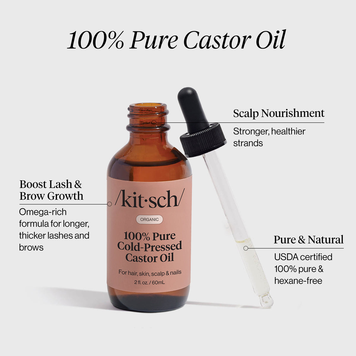 100% Pure Castor Oil – KITSCH