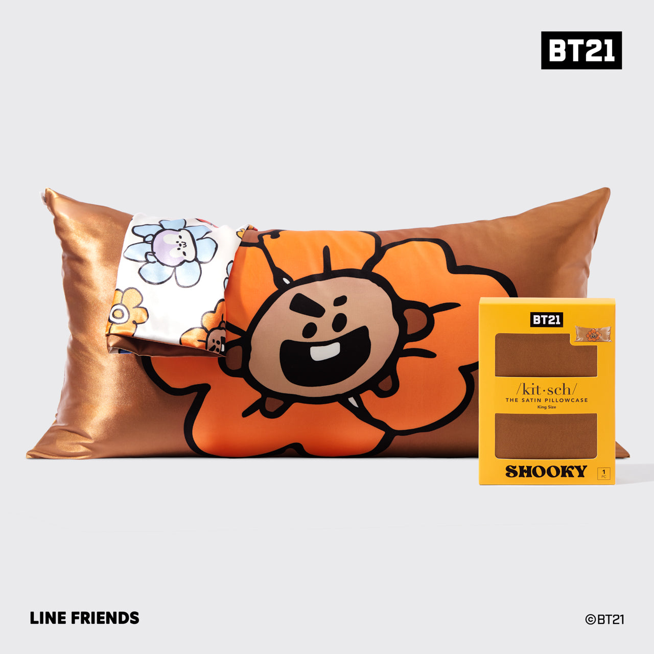 BT21 meets Kitsch King Pillowcase - SHOOKY – KITSCH