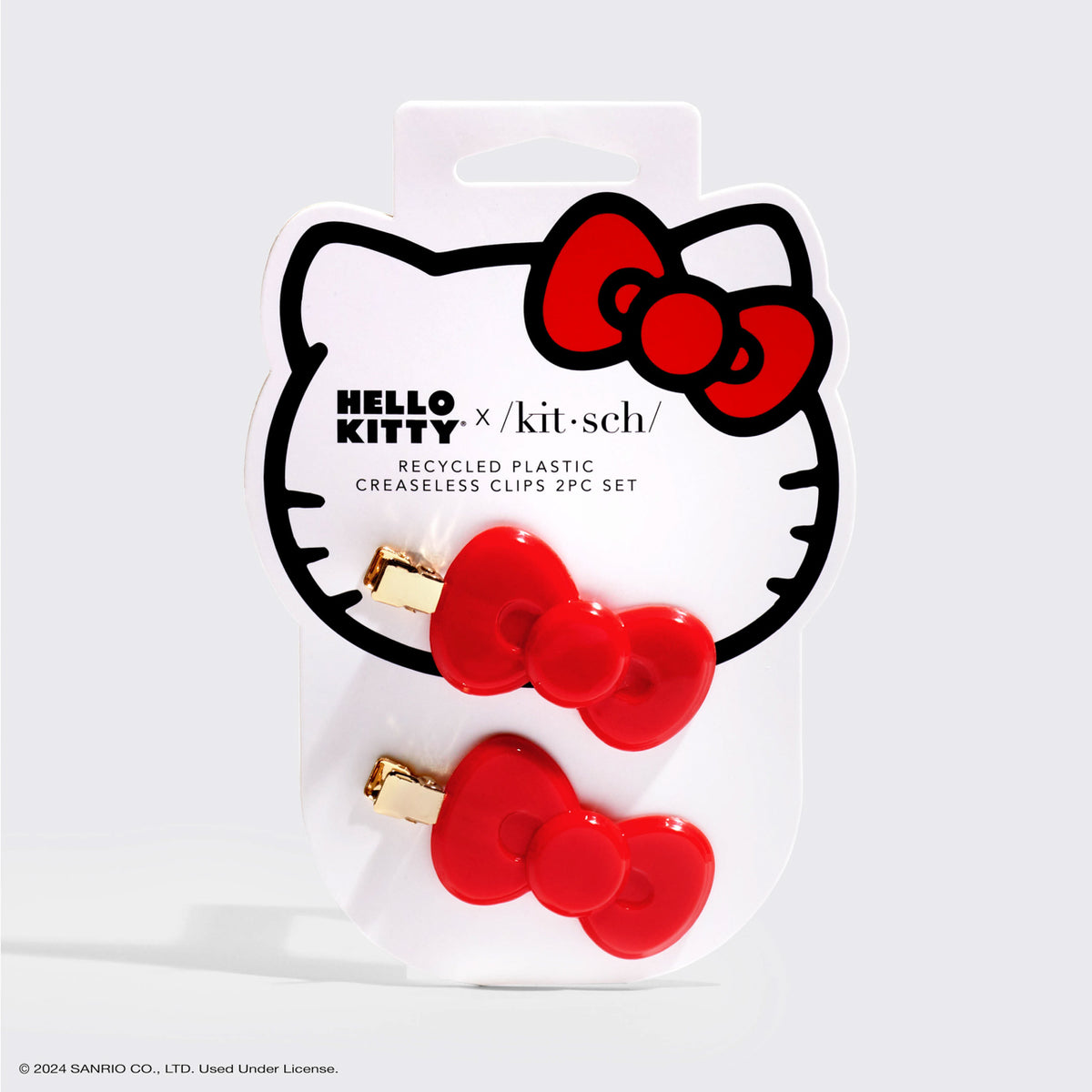 Hello Kitty x Kitsch Recycled Plastic Creaseless Clips 2pc Set – KITSCH