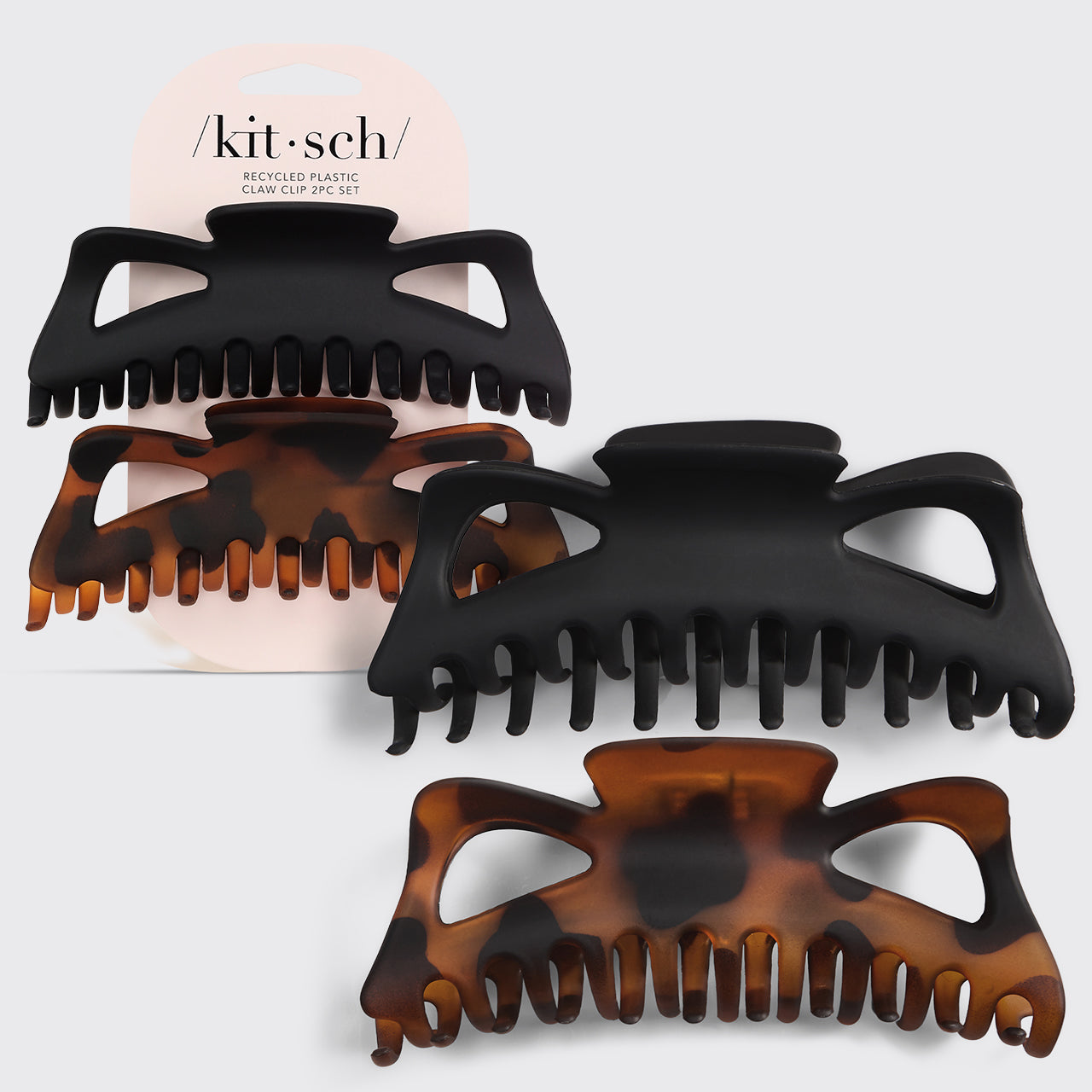 Jumbo Classic Claw Clips 2pc Set – KITSCH