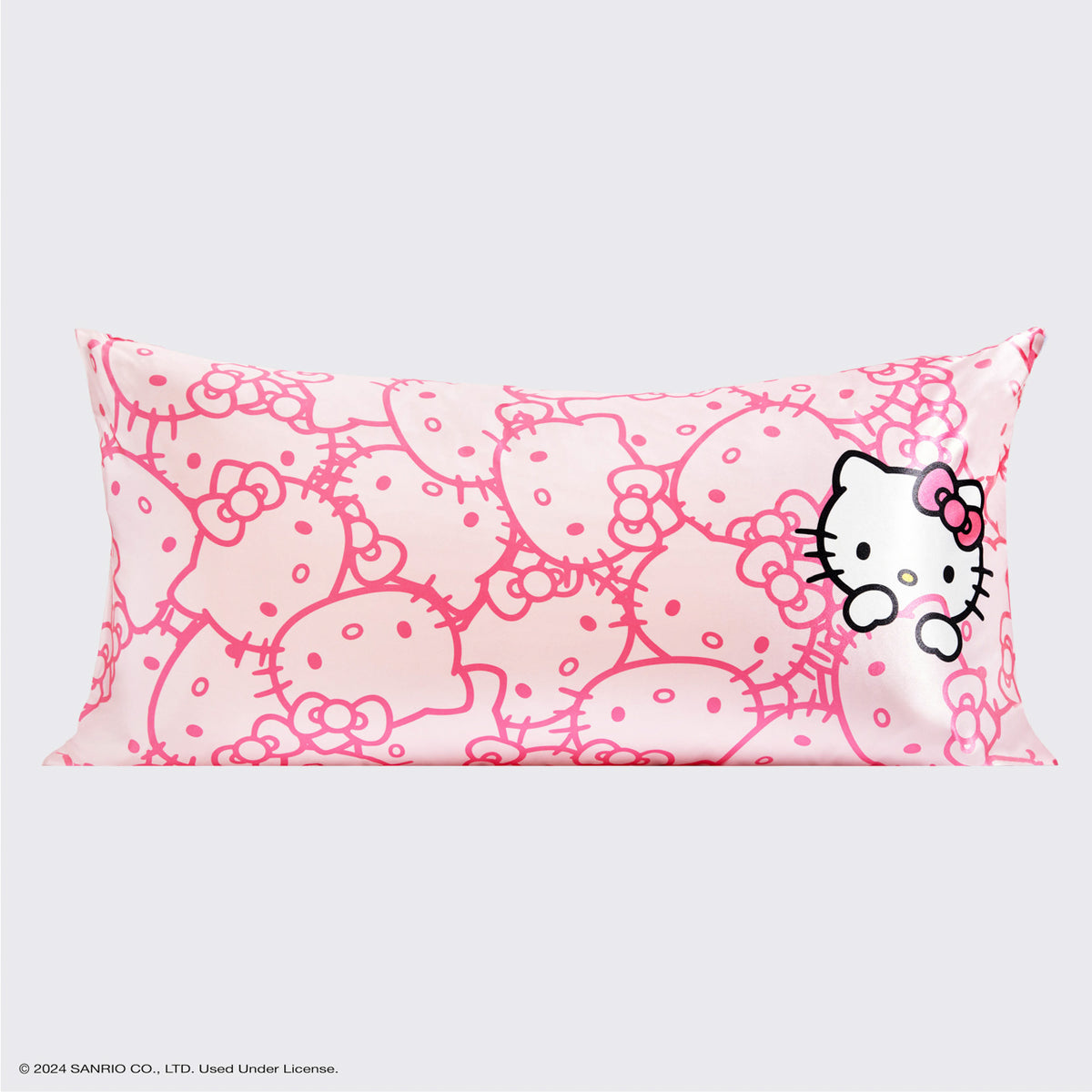 Kitsch x Hello Kitty Satin Pillowcase in Pink Hello Kitty Faces - King ...