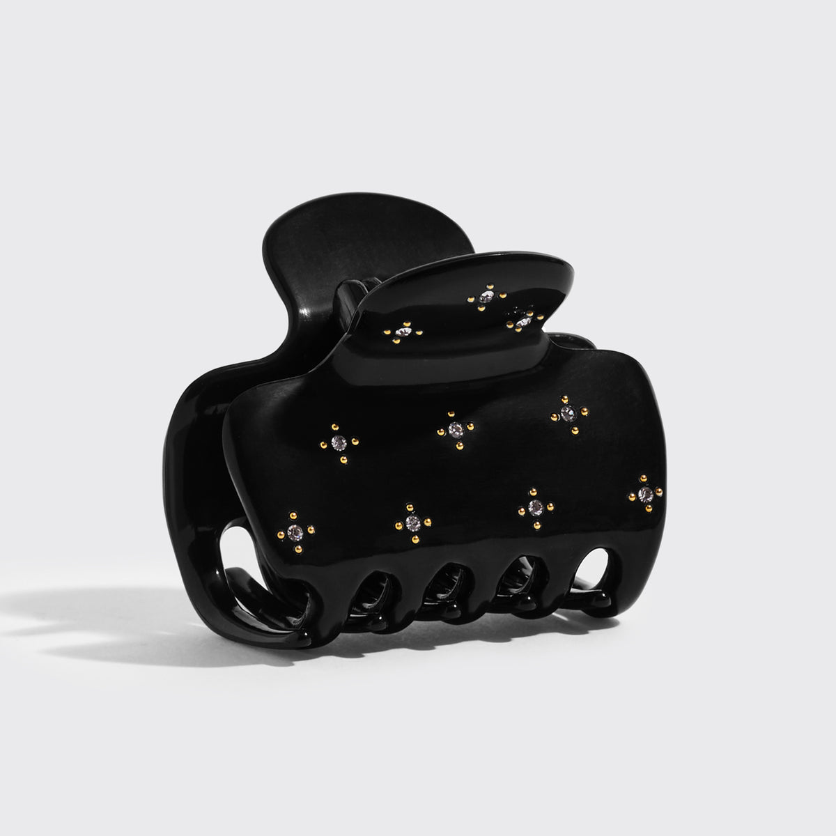 Black Rhinestone Cloud Claw Clip – KITSCH
