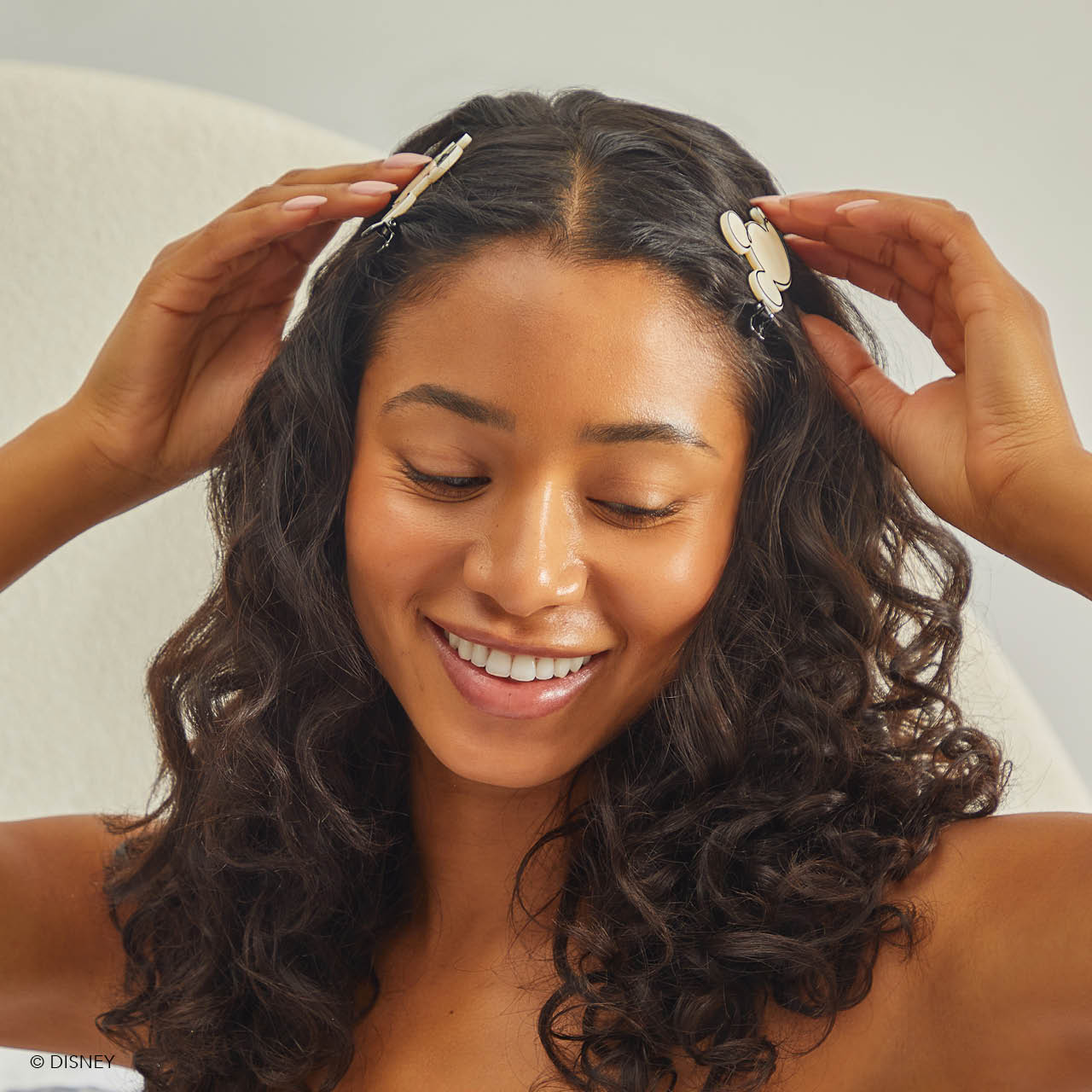 Mickey/ Minnie x Kitsch Recycled Plastic Creaseless Clips 4pc Set- Cre ...