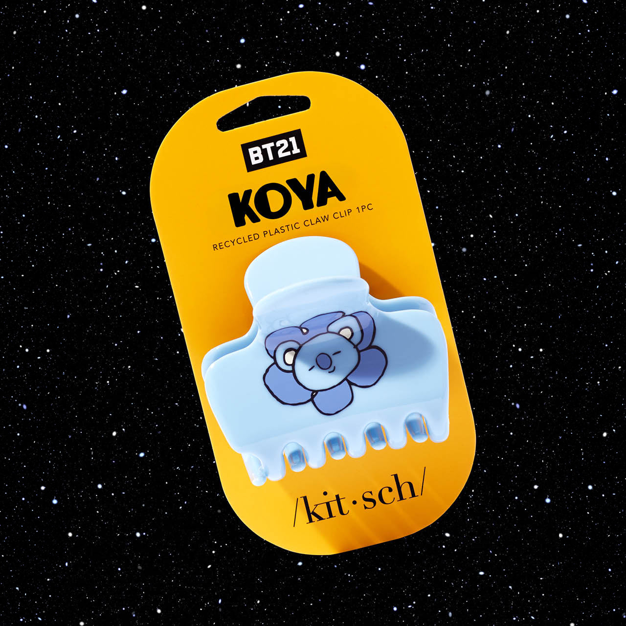 BT21 meets Kitsch Recycled Plastic Puffy Claw Clip 1pc - KOYA – KITSCH