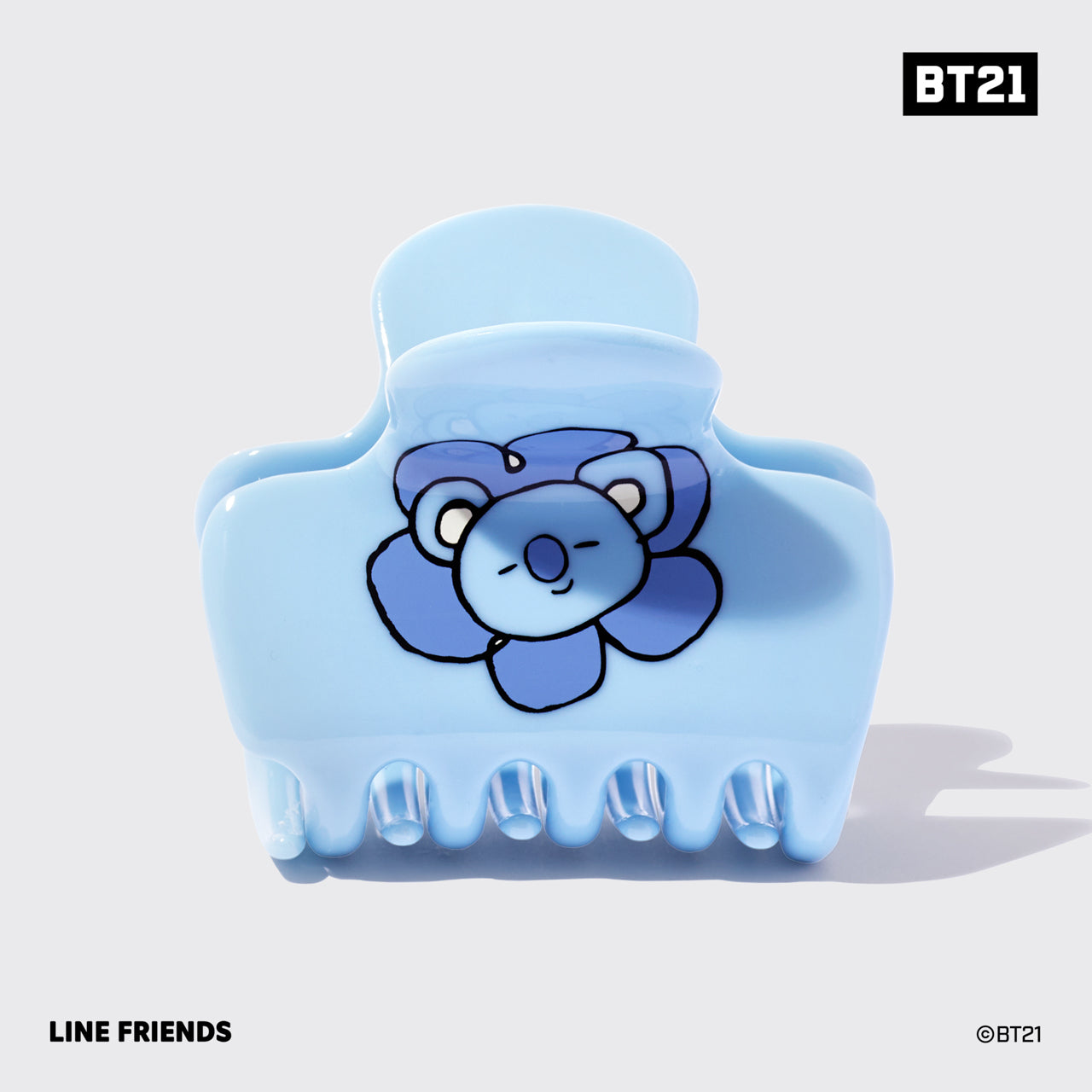 BT21 meets Kitsch Recycled Plastic Puffy Claw Clip 1pc - KOYA – KITSCH