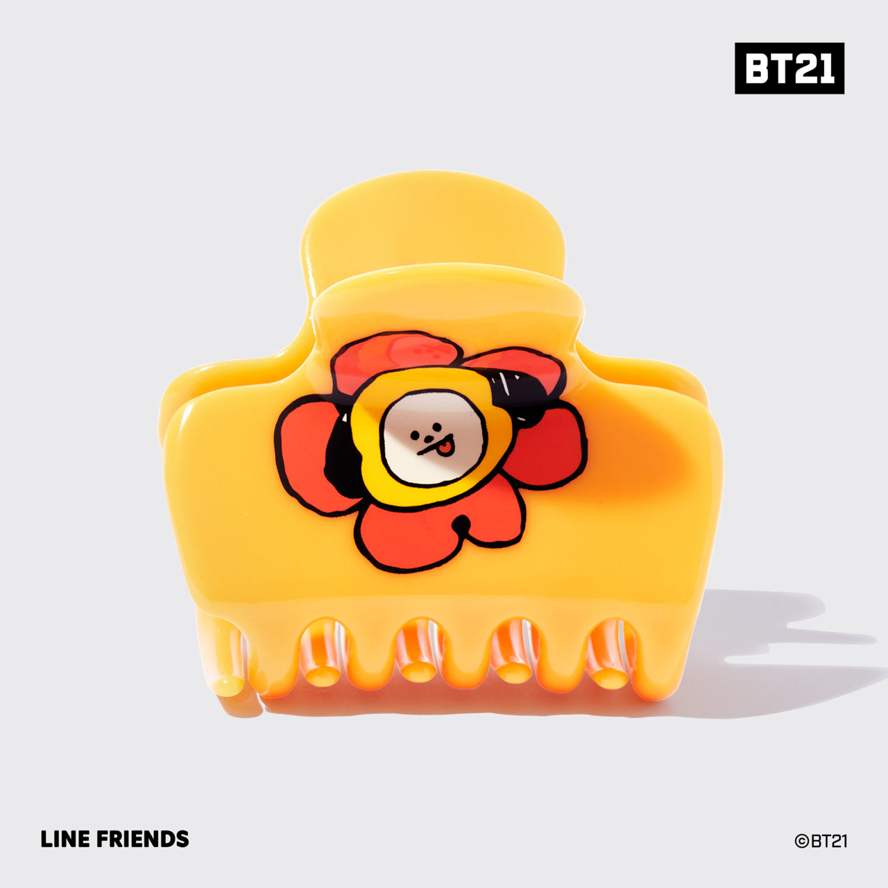 BT21 meets Kitsch Recycled Plastic Puffy Claw Clip 1pc - CHIMMY – KITSCH