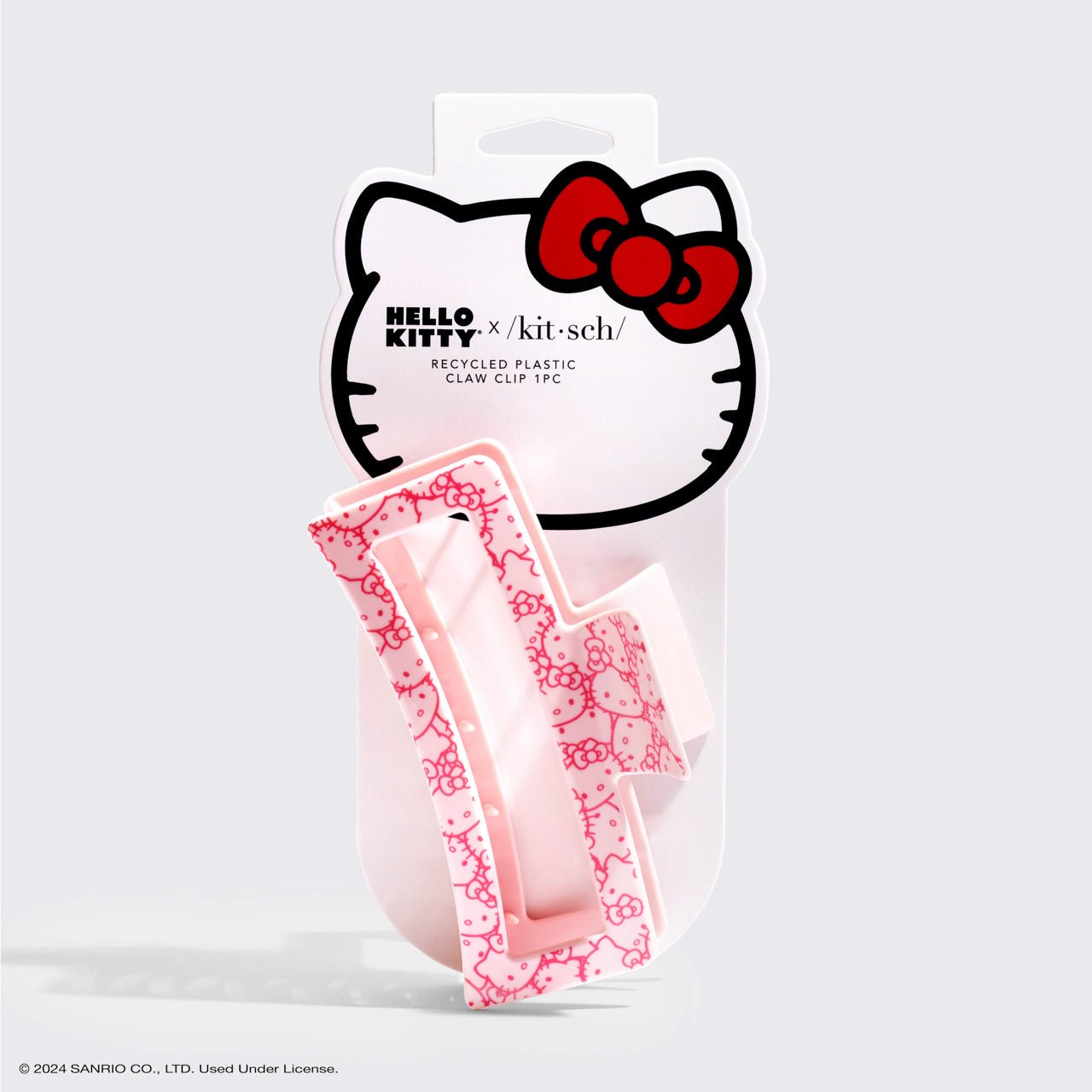Kitsch x Hello Kitty Jumbo Open Shape Claw Clip - Pink Hello Kitty Fac ...