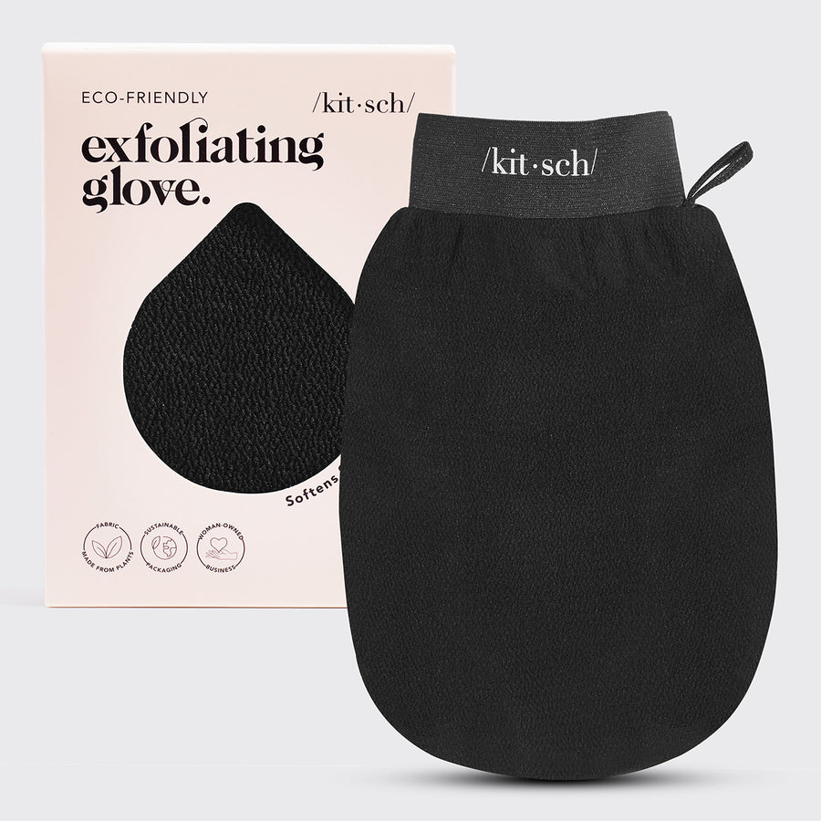 Black Exfoliating Glove – KITSCH