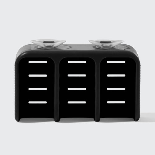 Black Self-Draining Soap Dish – KITSCH