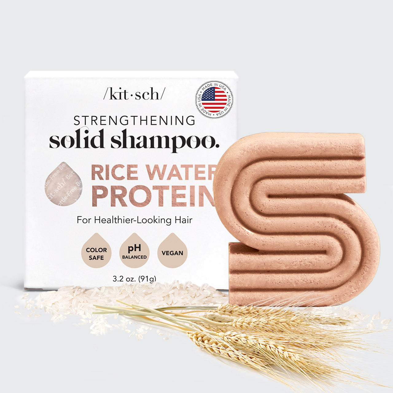 Rice Water Shampoo Bar for Hair Growth – KITSCH