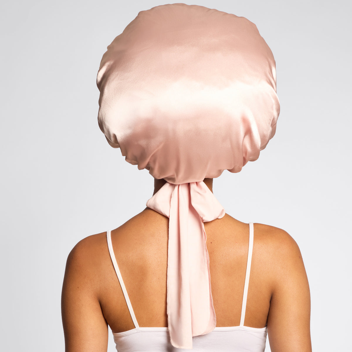 Blush Oversized Satin Bonnet – KITSCH