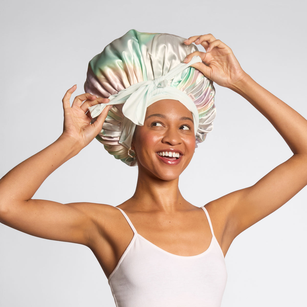 Aura Oversized Satin Bonnet – KITSCH