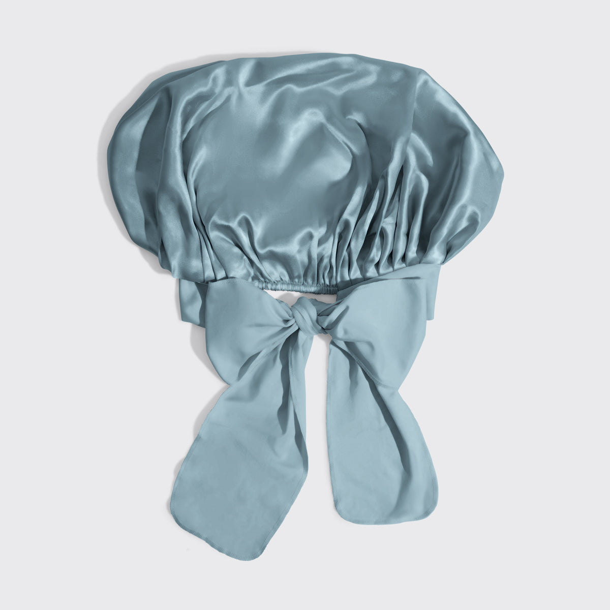 Haze Blue Oversized Satin Bonnet – KITSCH