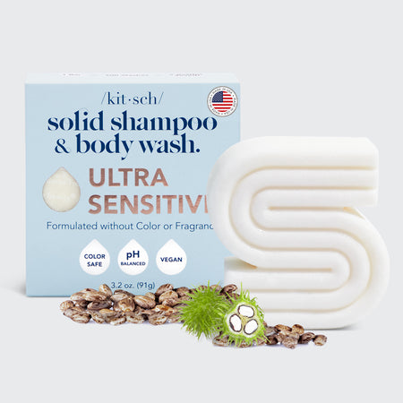 Ultra Sensitive Shampoo & Body Wash Bar Fragrance Free – KITSCH