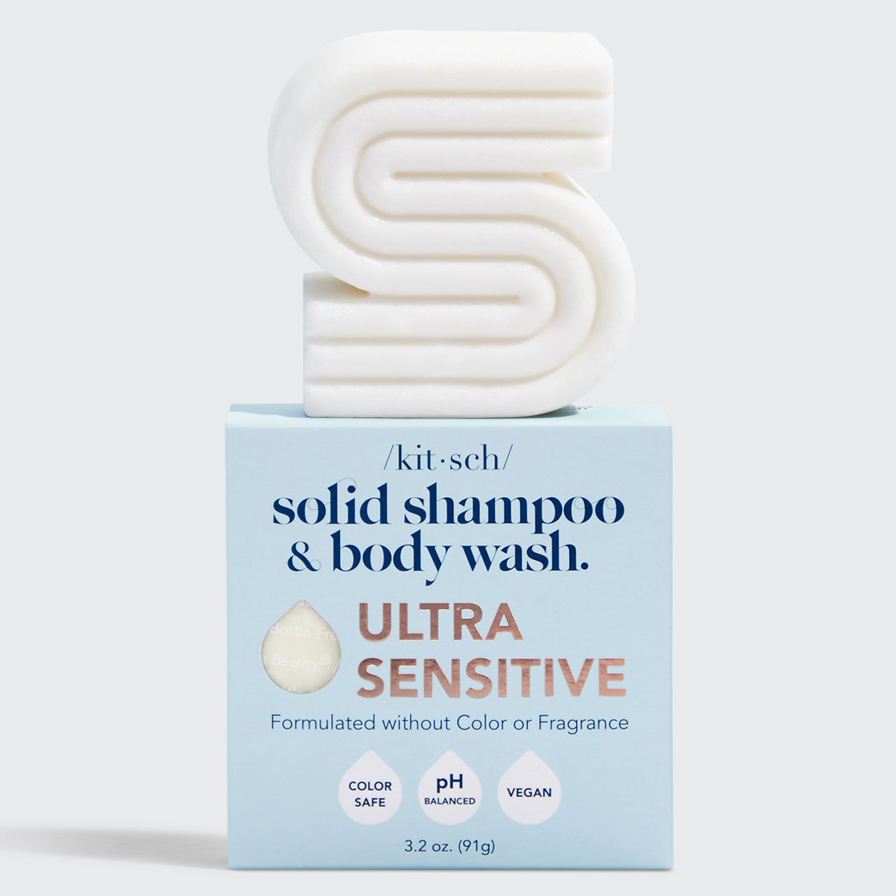 Ultra Sensitive Shampoo & Body Wash Bar Fragrance Free – KITSCH