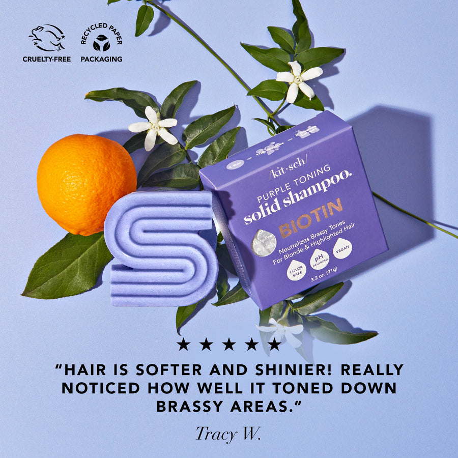 Purple Toning Solid Shampoo – KITSCH