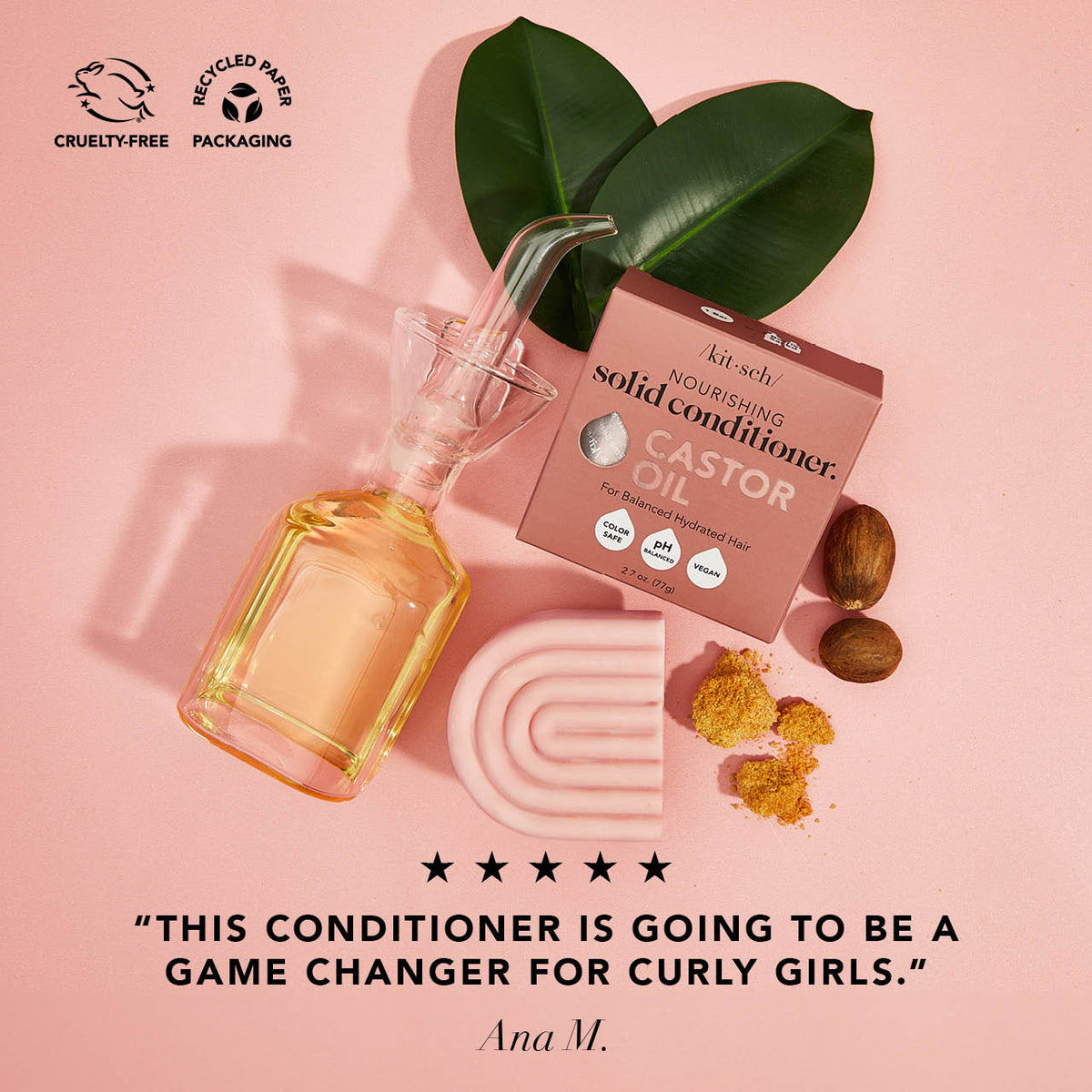 Castor Oil Nourishing Conditioner Bar – KITSCH