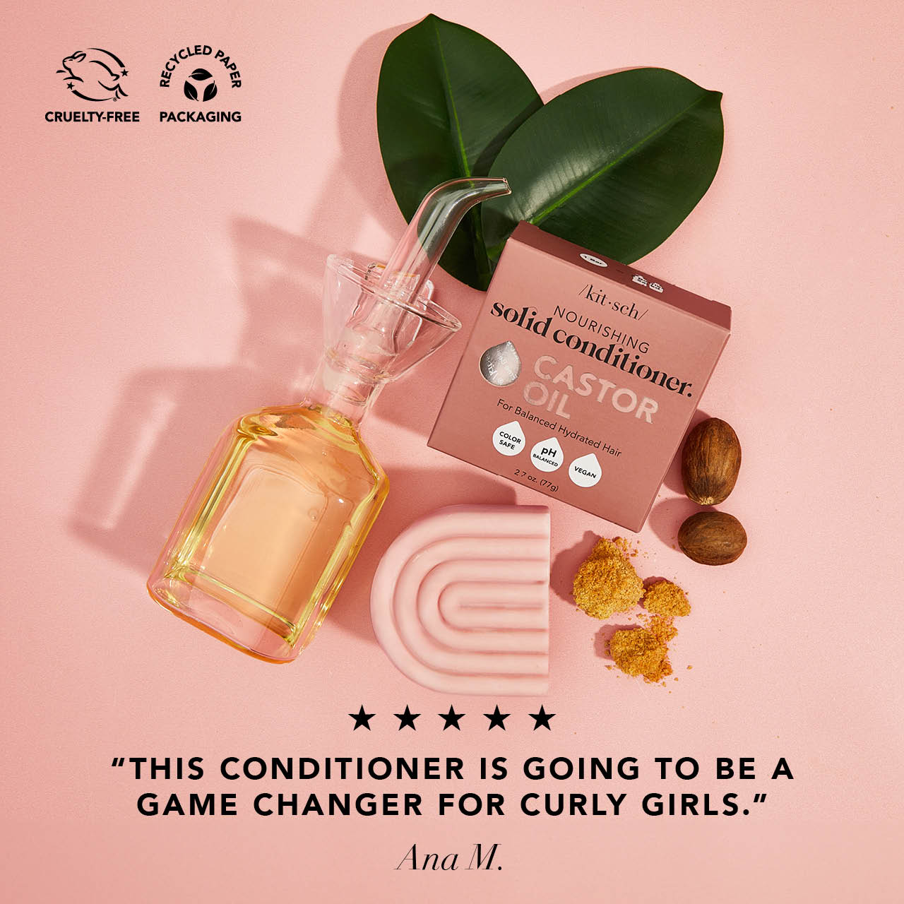 Nourishing Castor Oil Conditioner Bar – KITSCH