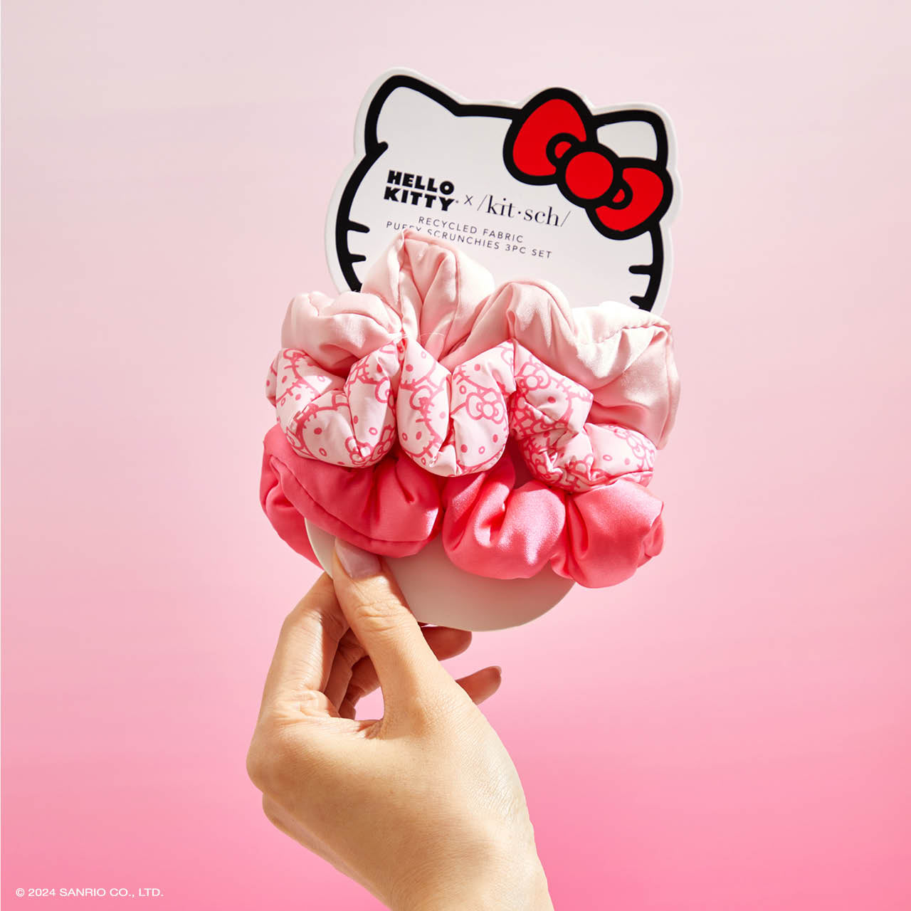 Hello Kitty x Kitsch Set de 3 Coleteros de Tela Reciclada – KITSCH