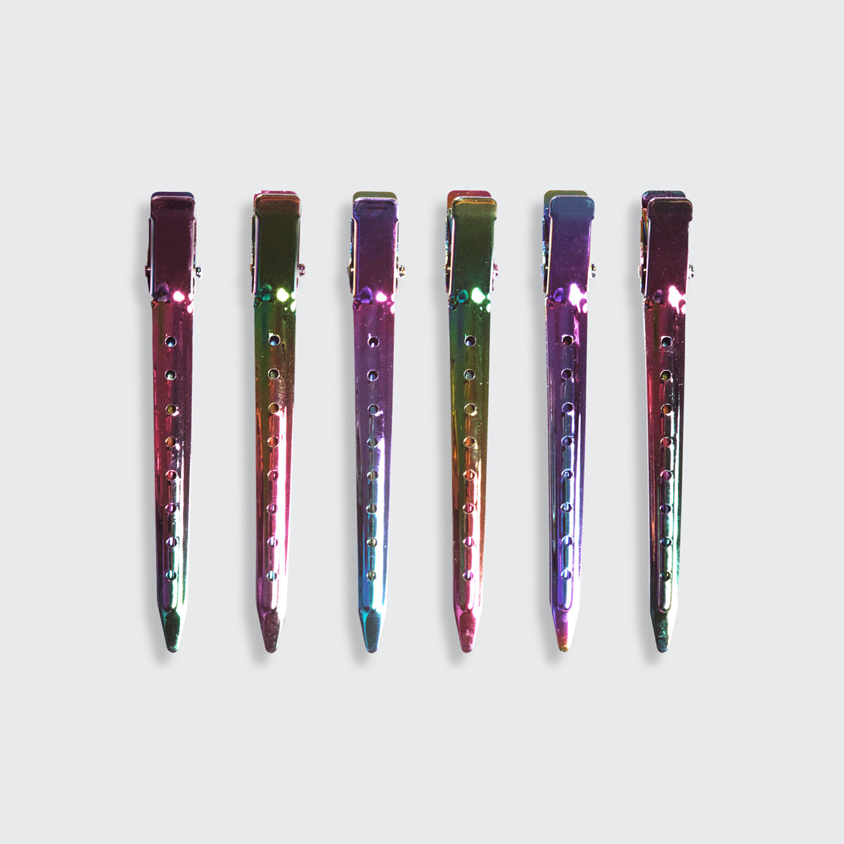 Iridescent Styling Hair Clips 6pc Set – KITSCH