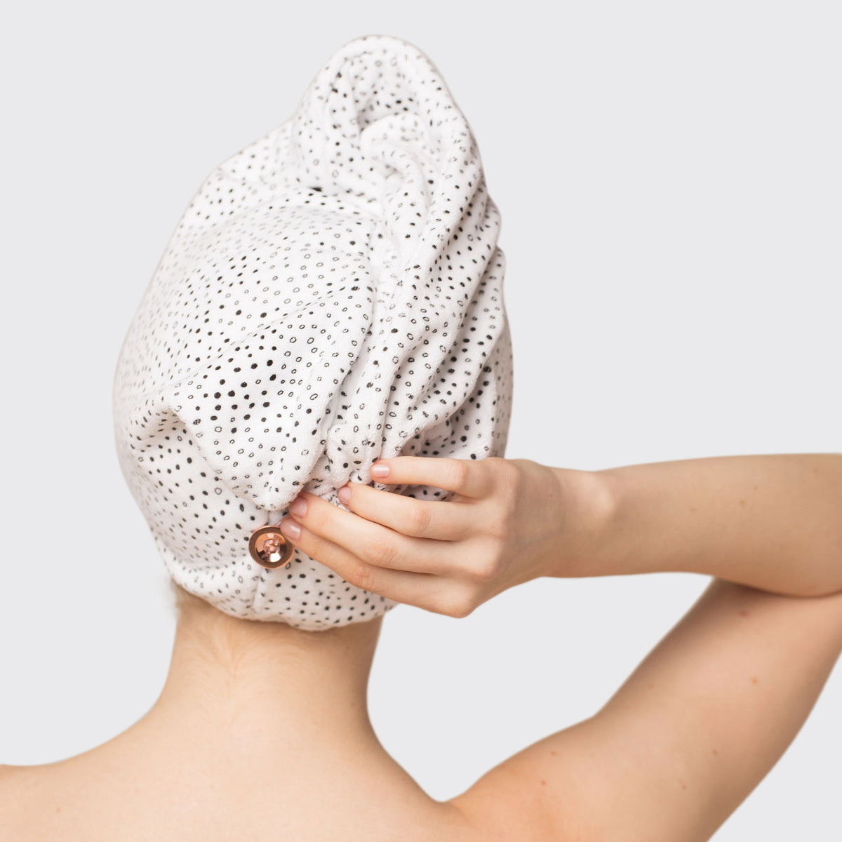 Microfiber Hair Towel - Micro Dot – KITSCH