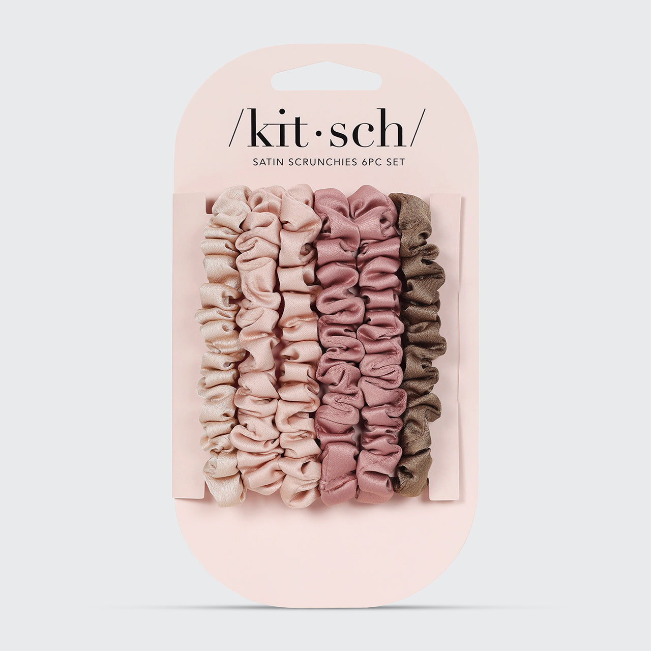 Ultra Petite Satin Scrunchies 6pc - Terracotta – KITSCH