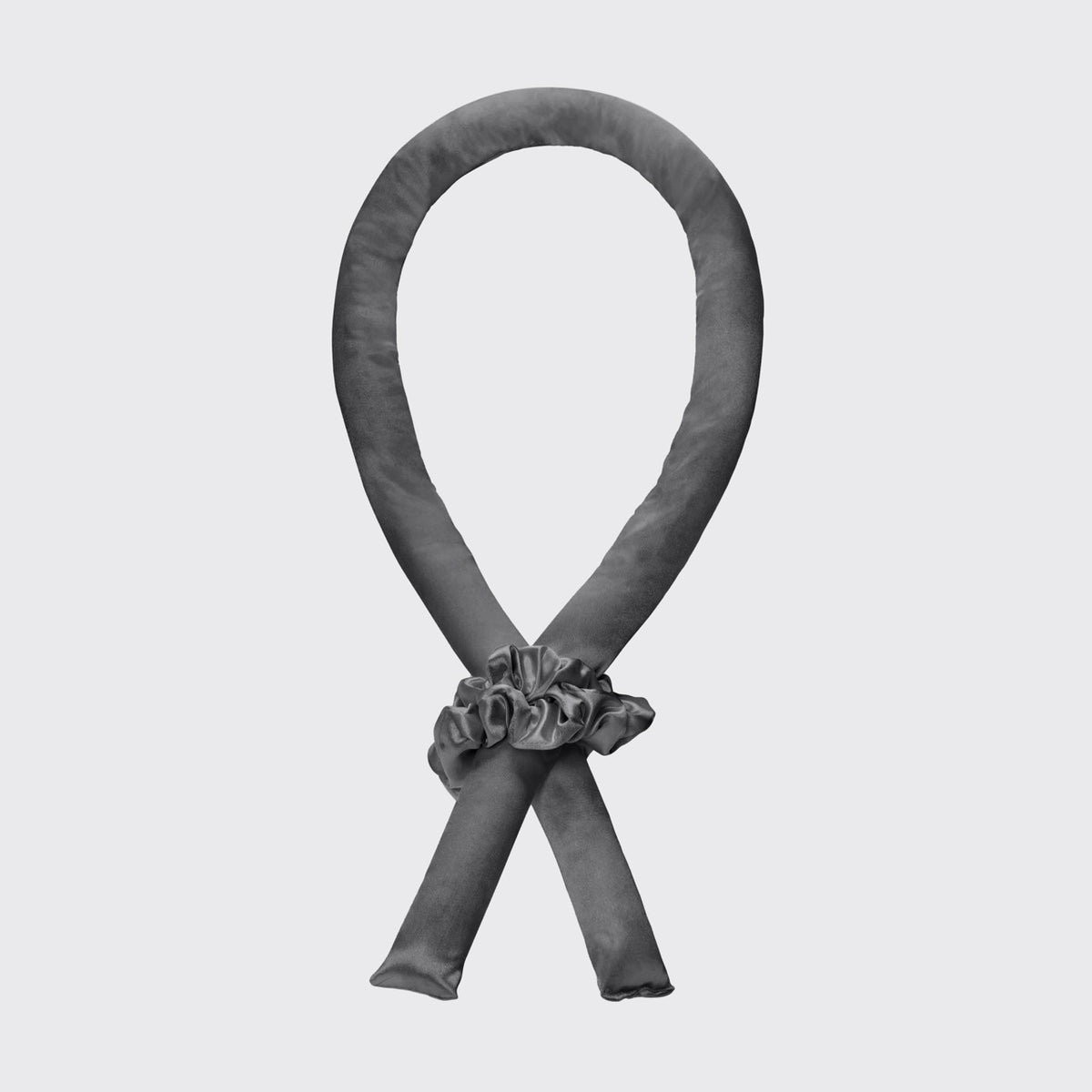 Charcoal Satin Heatless Curling Set Bundle | KITSCH