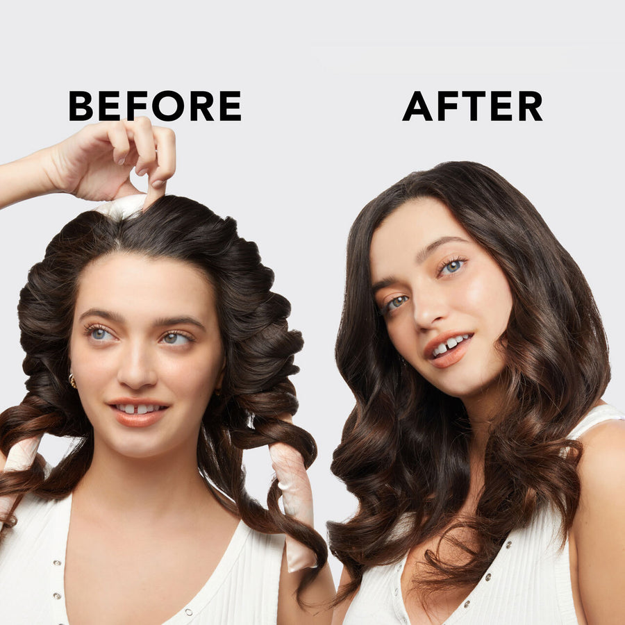 Get Heatless Curls with Bundle Heatless Curling Set + Gold Claw Clip ...